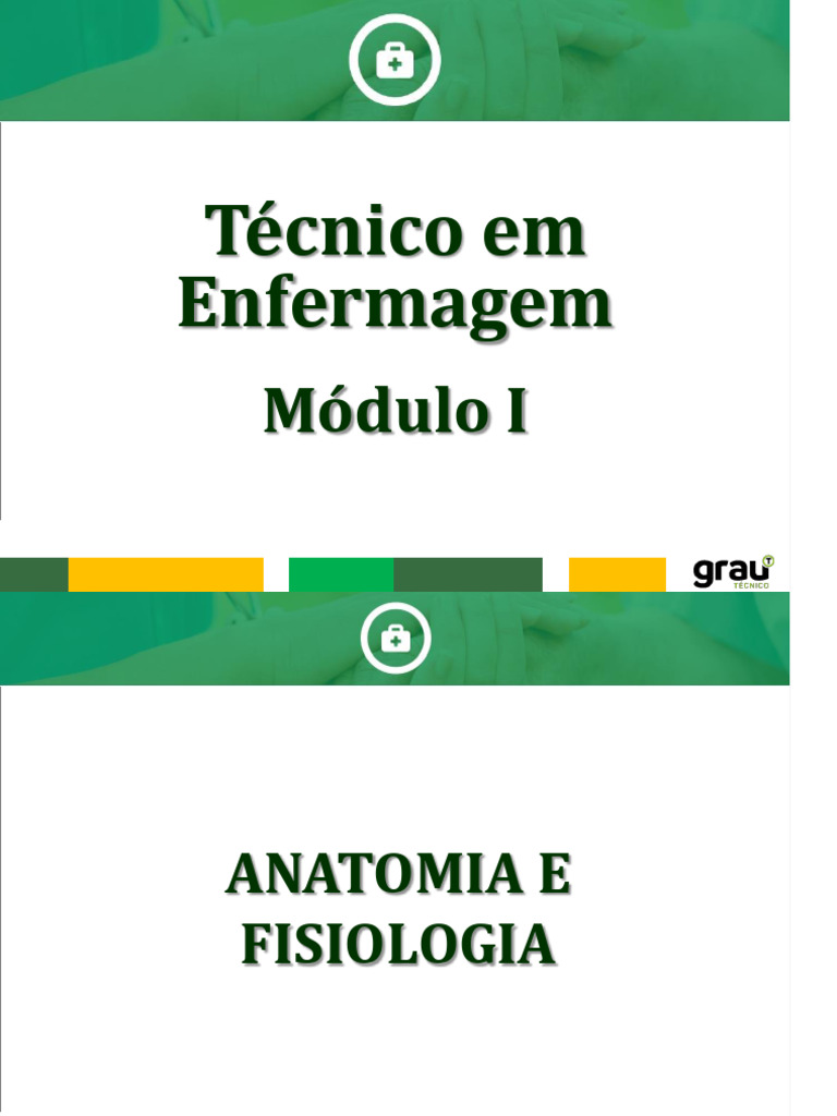ENFERMAGEM_-_M__DULO_I_-__ANATOMIA_E_FISIOLOGIA (1) | PDF | Corpo humano | Anatomia