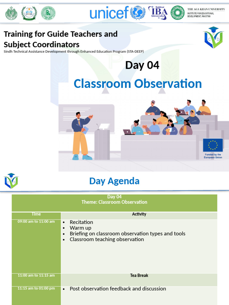 Day 04 Classroom Observation | PDF | Classroom | Cognitive Science