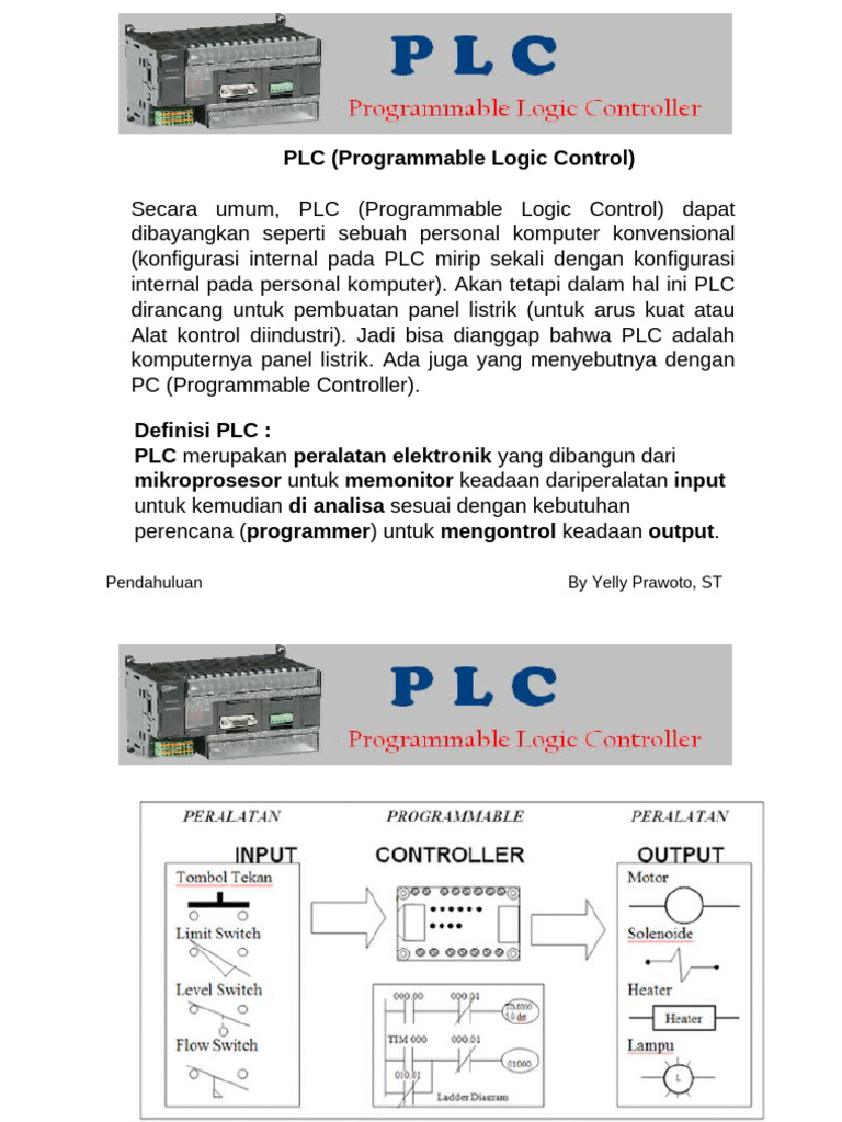 Bab 2 Sistem PLC Secara Umum | PDF