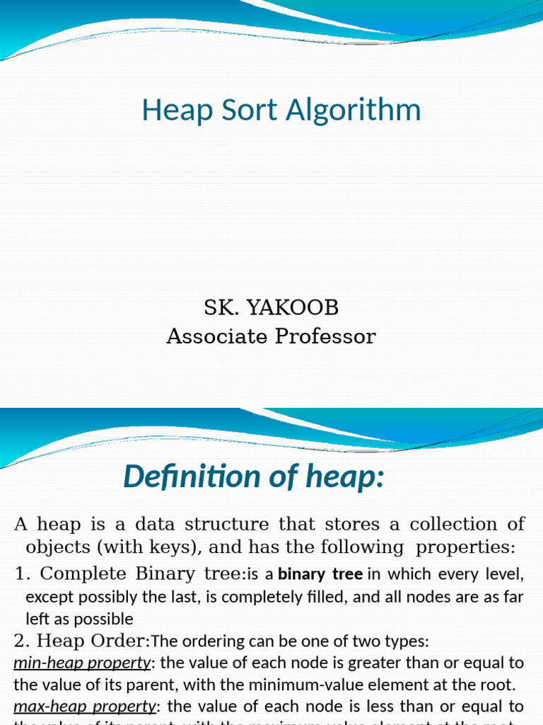 2. Heap Sort | PDF | Algorithms | Computer Programming 2. Heap Sort | PDF | Algorithms | Computer Programming