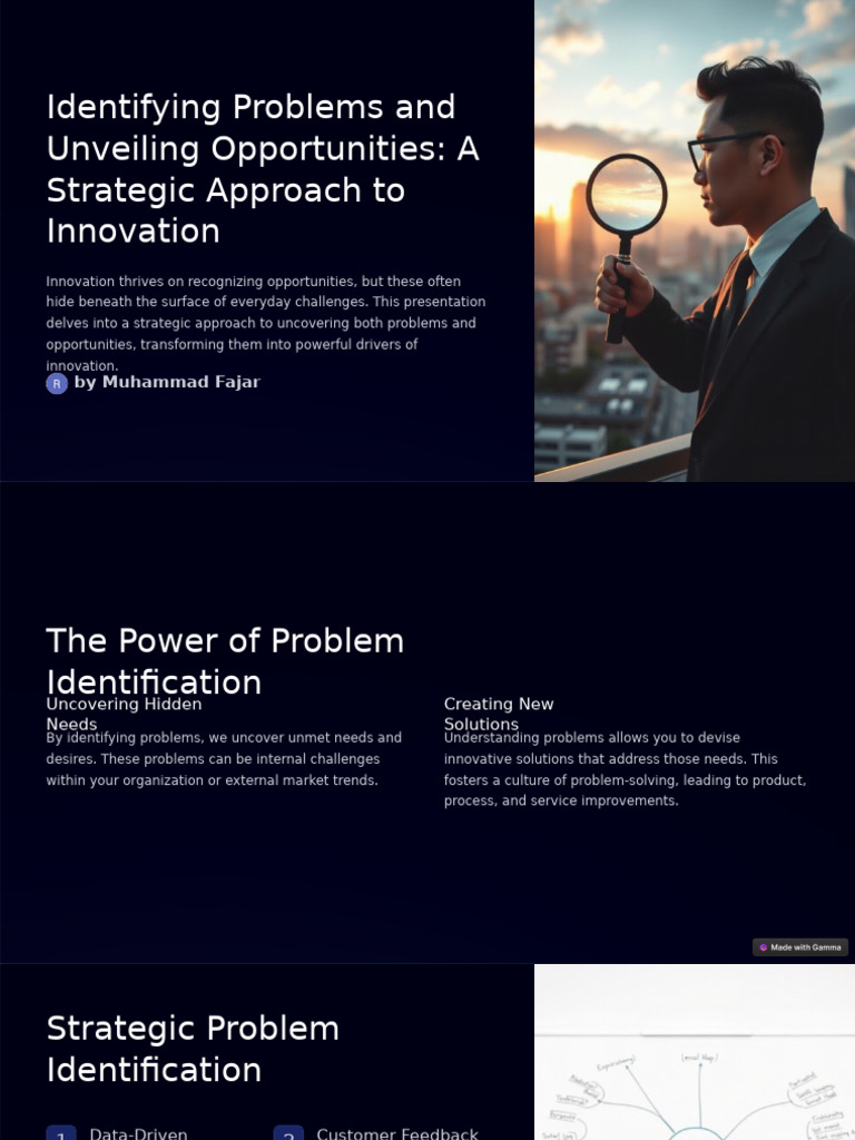 Identifying Problems and Unveiling Opportunities A Strategic Approach ...