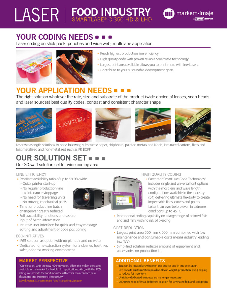 Markem Imaje SmartLase HD DS HQ A1 | PDF | Printer (Computing) | Laser