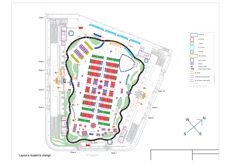 The B-Town Flea Venue Layout 02-08-23 | PDF