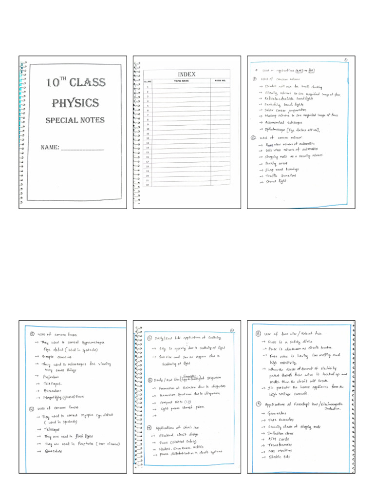 Physics Notes 10th Class Venkat Suchitra | PDF