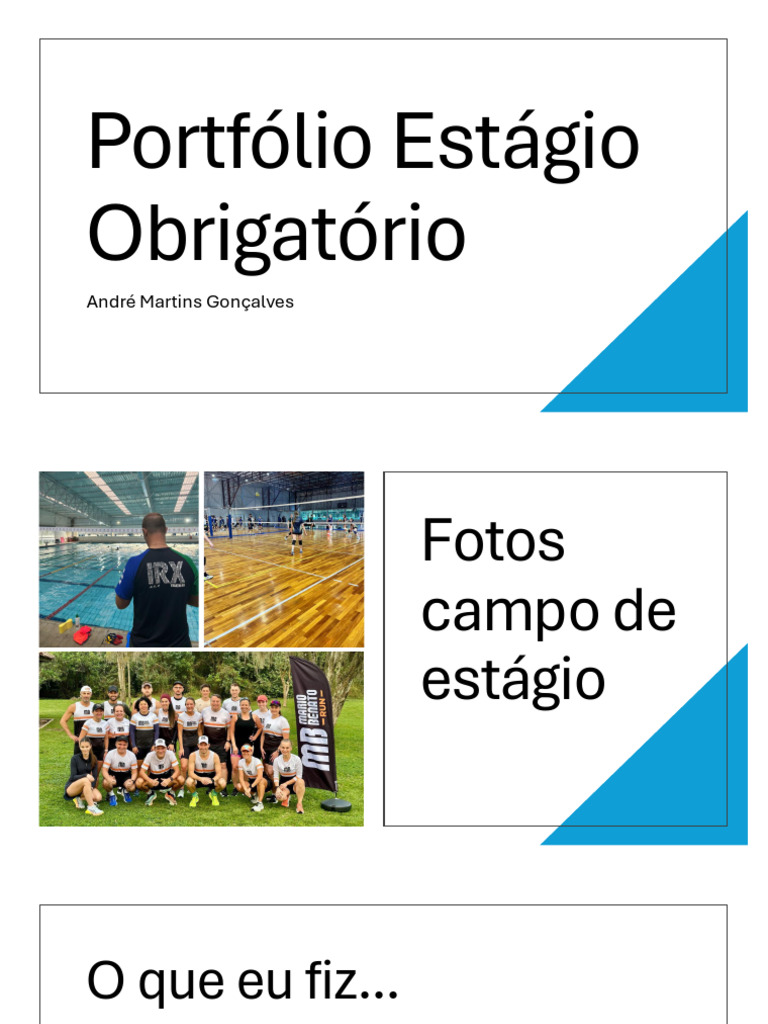 Portfólio Estagio Obrigatório | PDF
