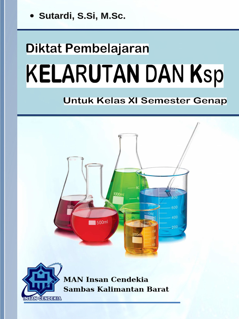 MATERI 6. KELARUTAN DAN Ksp (Pengayaan)-dikonversi | PDF