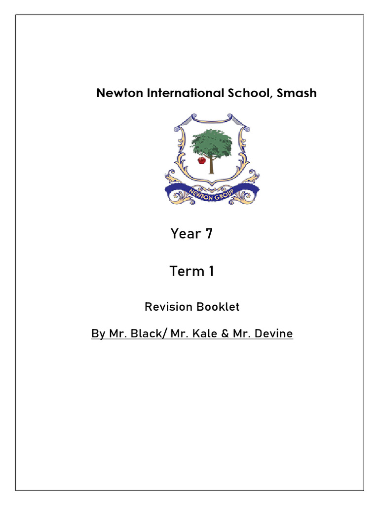 Year 7 ICT Term 1 Revision Booklet | PDF | Input/Output | Computer Hardware