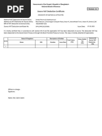 Mushak 6.3 VAT Challan Form Details | PDF | Taxes | Money