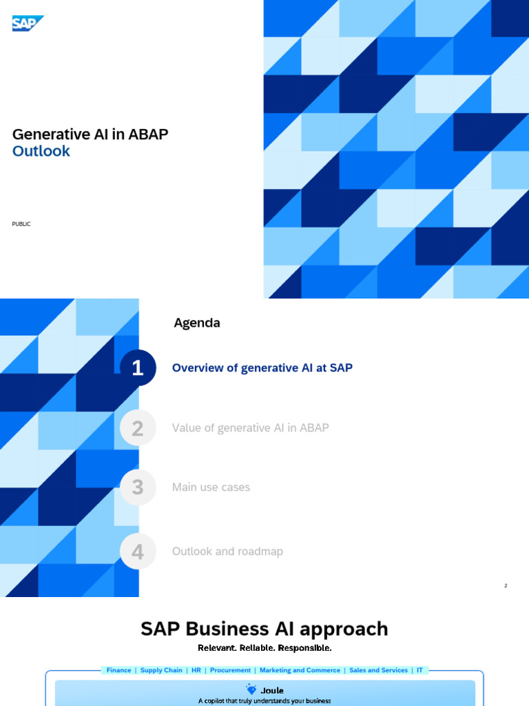 GEN AI ABAP Cloud 1719561222 | PDF | Artificial Intelligence | Intelligence (AI) & Semantics