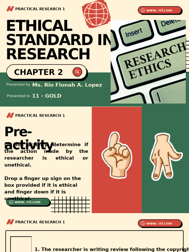 PR1 - Q3 - Module 4 Ethical Standards in Research | PDF | Copyright | Intellectual Property