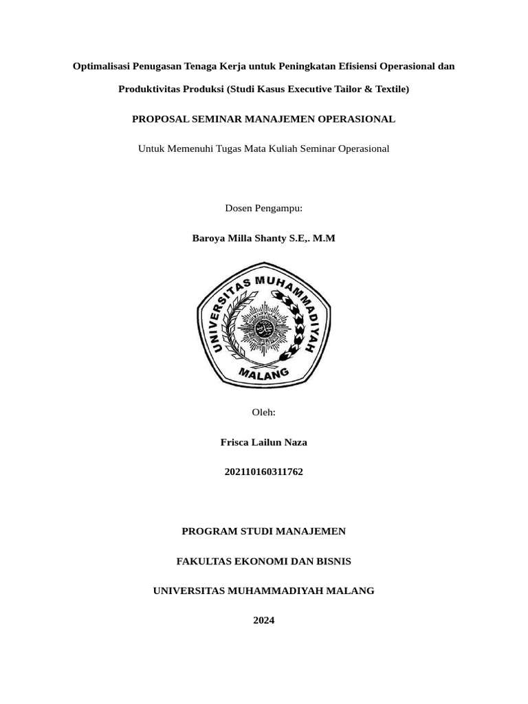 Proposal 2021-762 | PDF