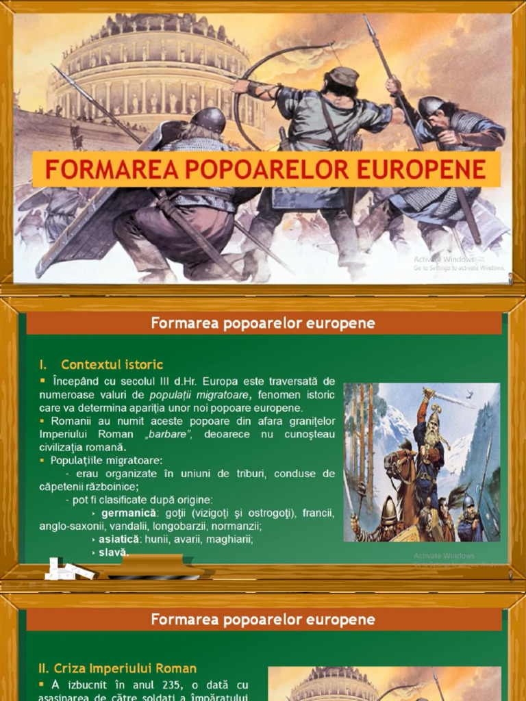 Formarea Popoarelor Europene | PDF