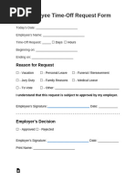 Employee Advance Request Form Template Word | PDF