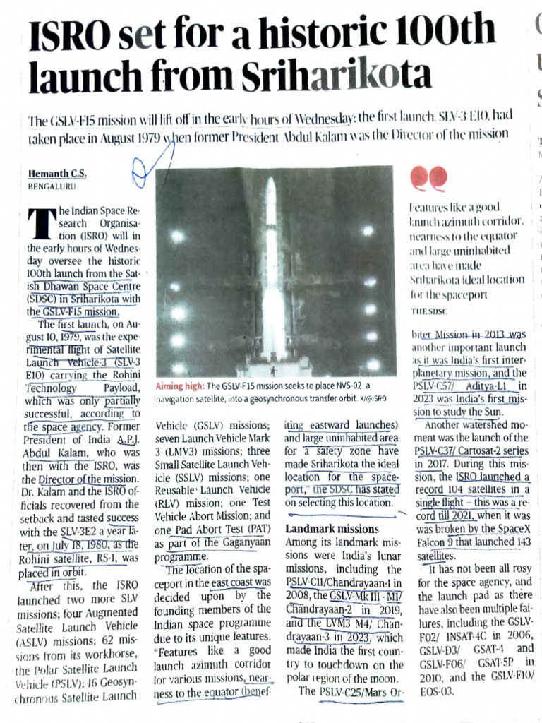 ISRO small history | PDF | Launch Vehicle | Flight