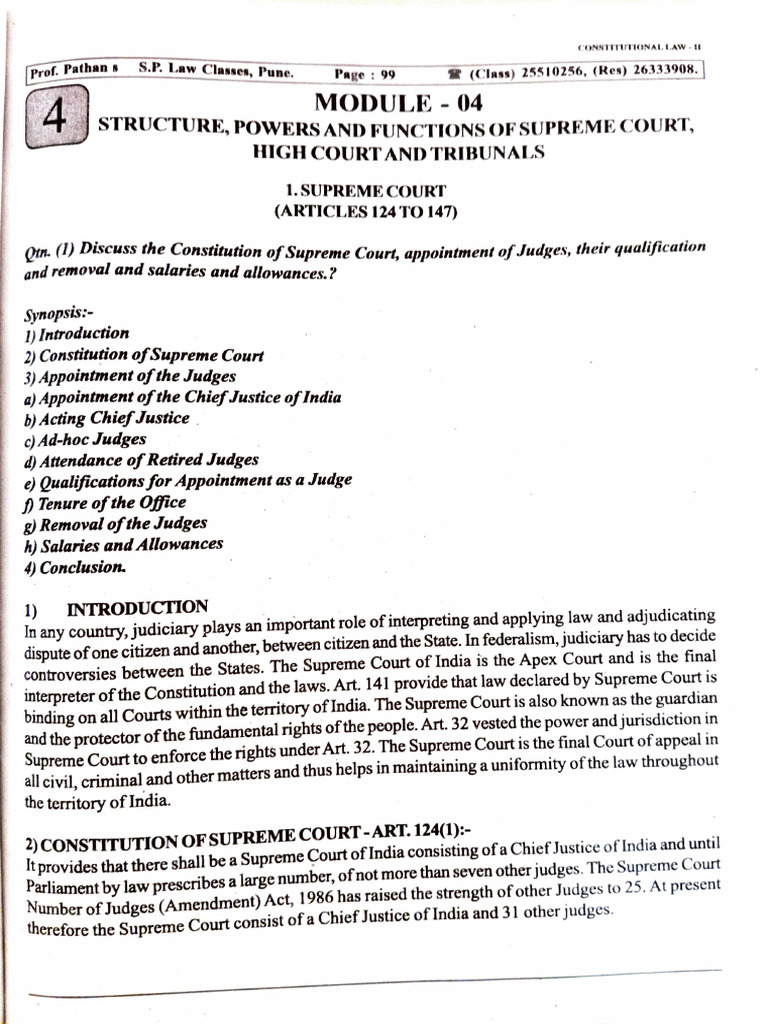 Module 4 of Consti 2 | PDF