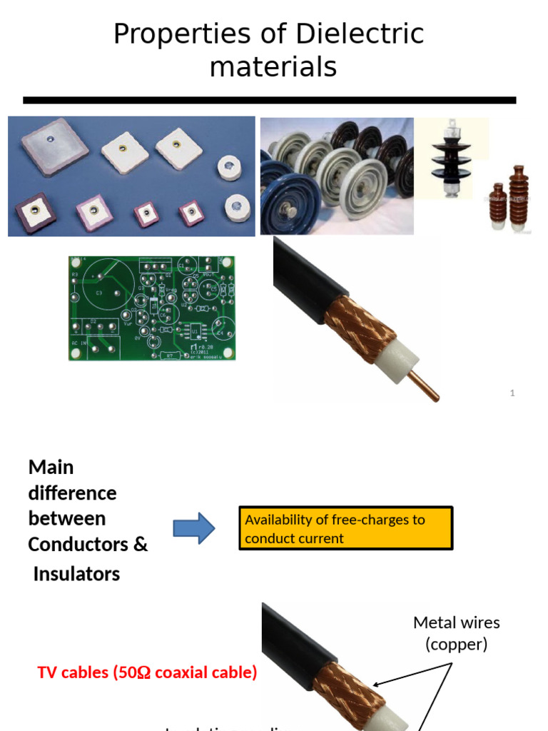 Properties of Dielectric Materials | PDF