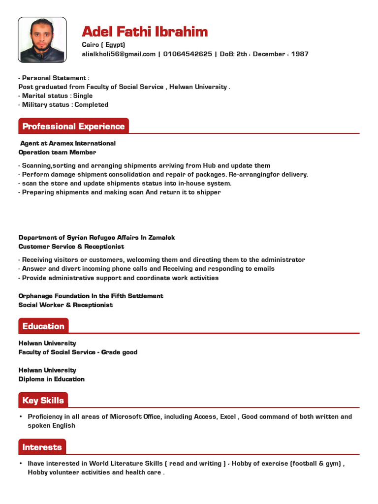 Adel Fathi Ibrahim - Resume | PDF