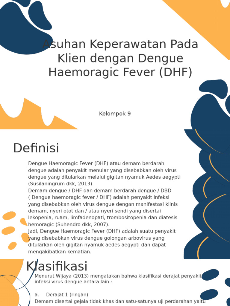 Asuhan Keperawatan untuk DHF | PDF