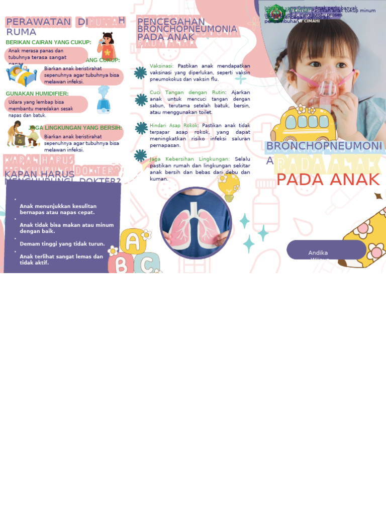 Pencegahan Bronchopneumonia Anak | PDF