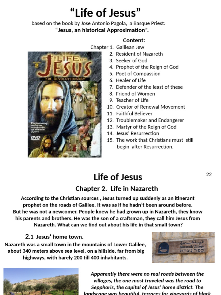 Life Of Jesus Chapter 2 Pdf Jesus Shabbat