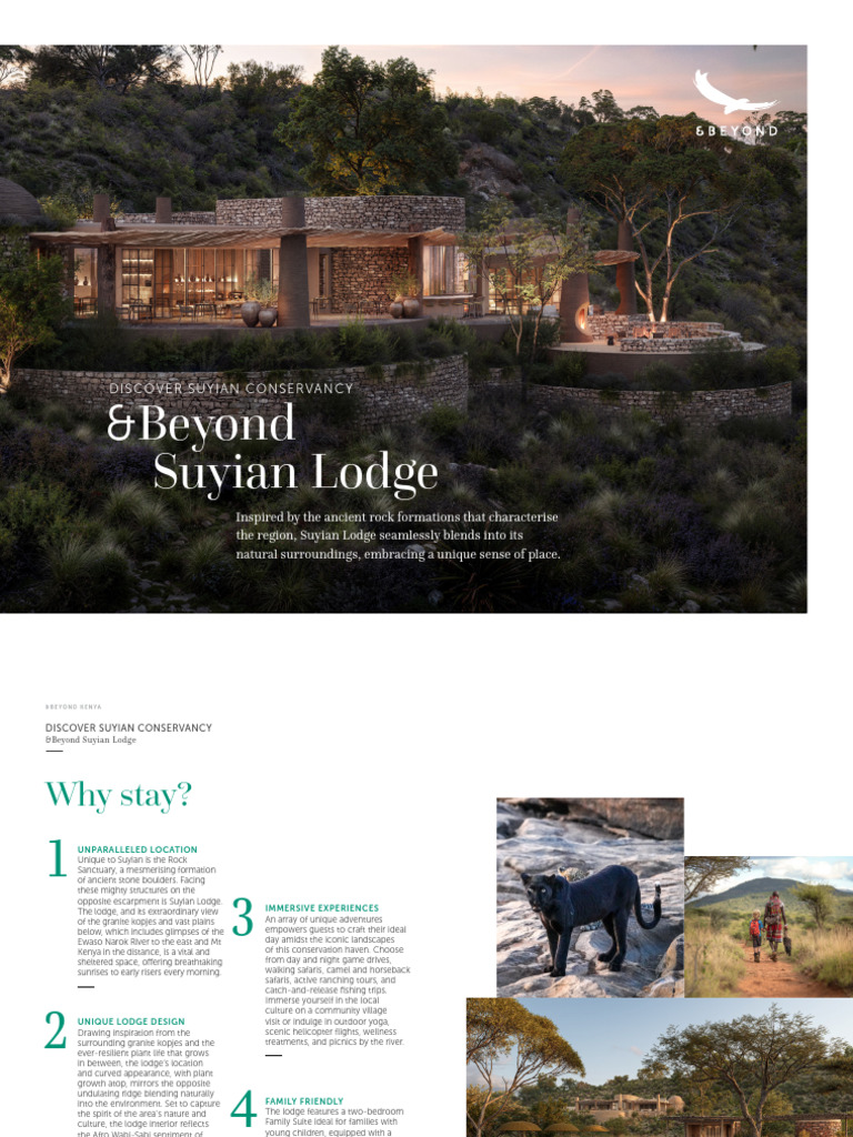 Suyian Lodge: A Unique Wilderness Retreat | PDF | Bathroom | Shower