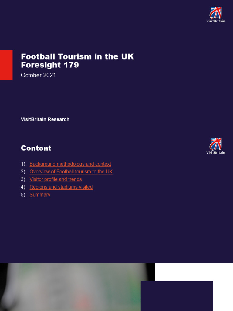 UK Football Tourism Insights 2021 | PDF | Sports | United Kingdom