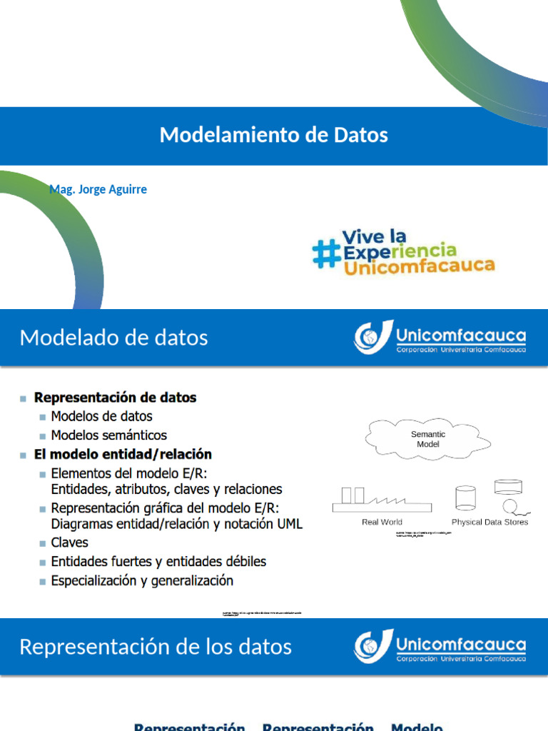 03 Modelamiento de Datos | PDF | Gestión de datos
