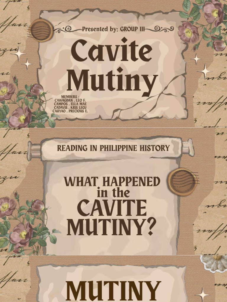 Cavite Mutiny Report Group 3 | PDF