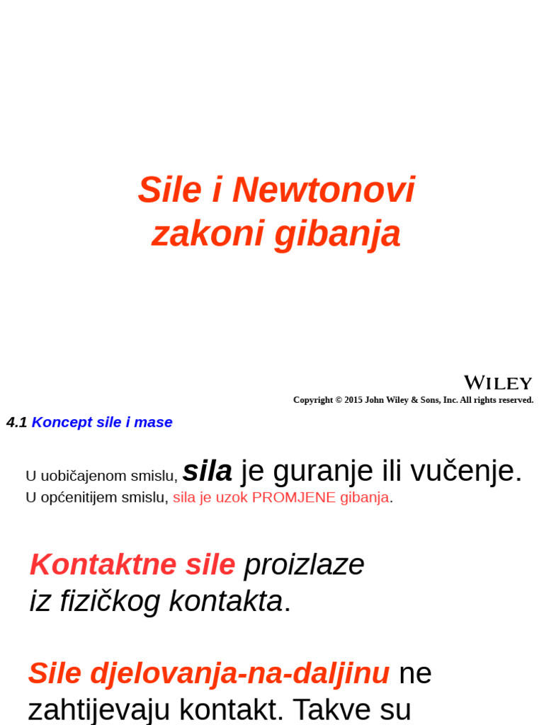 Fizika-Zadaci Za Dinamiku | PDF