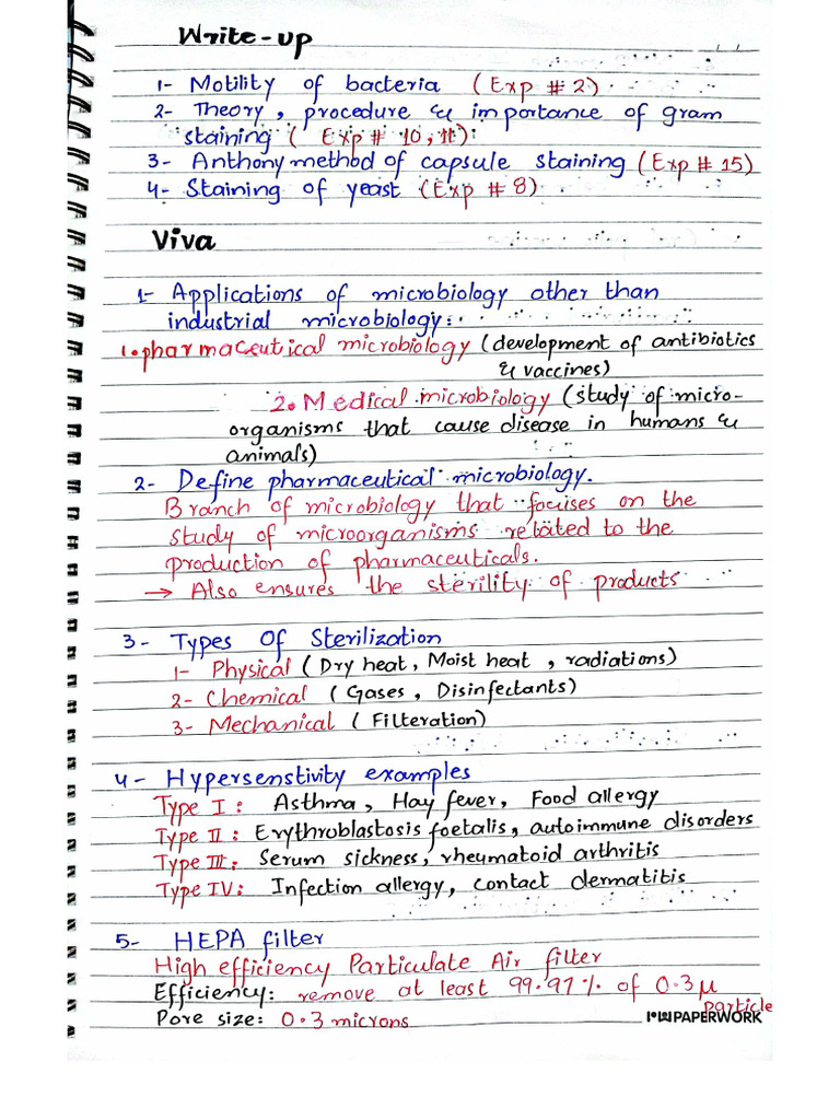 Microbiology Viva Questions Guide | PDF