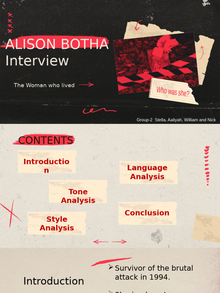 Alison Botha: A Survivor's Story | PDF | Psychological Resilience ...