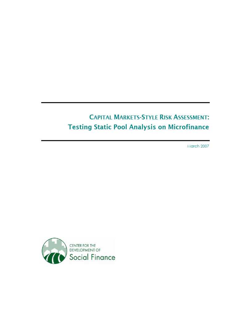MFG en Case Study Capital Markets Style Risk Assessment Testing Static ...