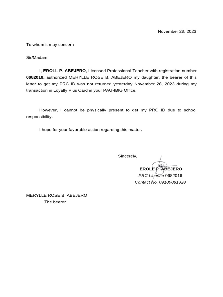 Authorization Eroll | PDF