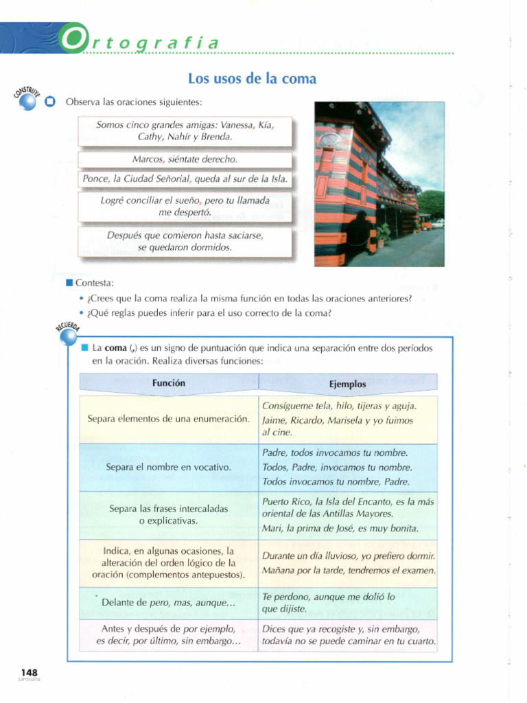 Usos de La Coma | PDF