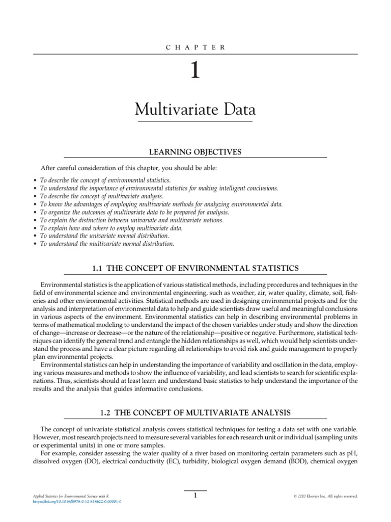Chapter1 Stastics R | PDF | Statistics | Probability Distribution