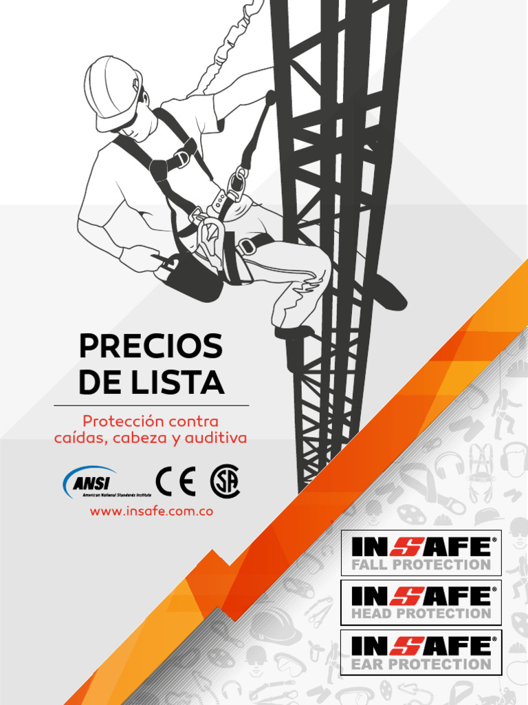 LISTA NUEVA IN SAFE Precios - CATALOGO 2018 PRECIOS | PDF | Materiales | Materiales de construcción
