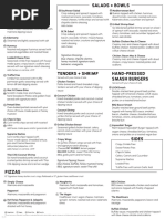 Menu The Cheesecake Factory | PDF