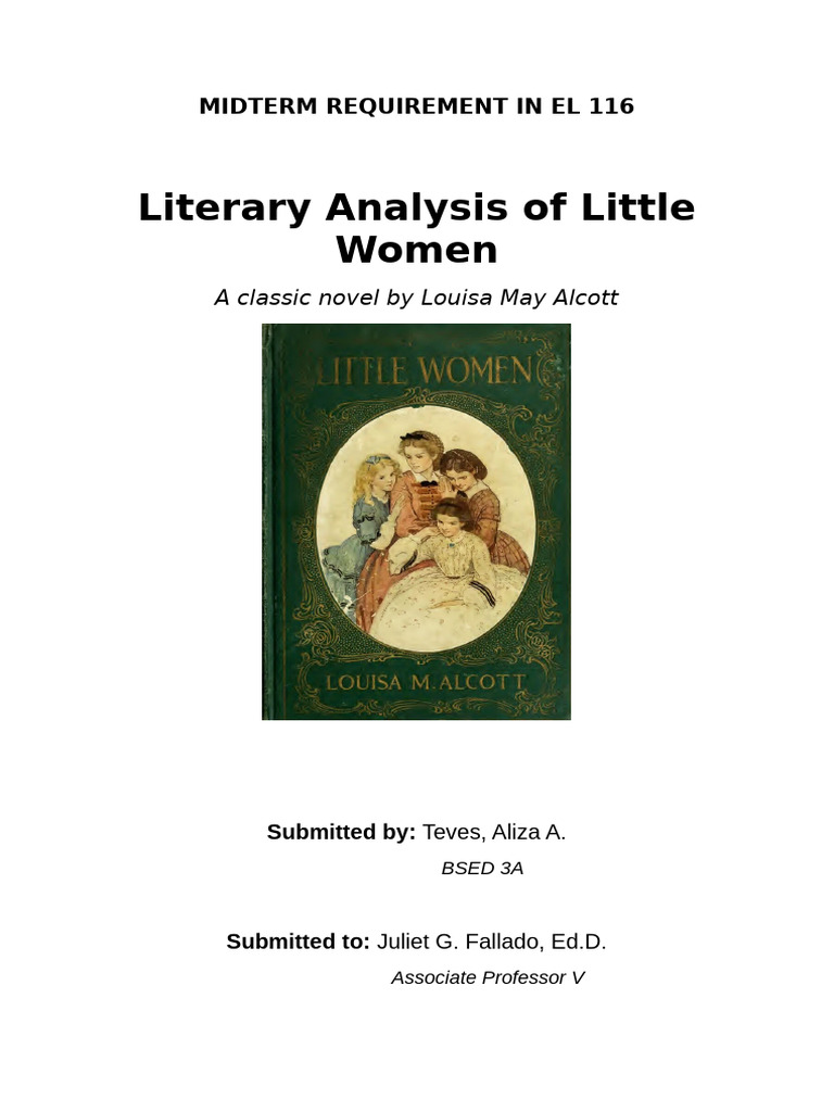 Literary Analysis of Little Women | PDF | Little Women | Social Psychology