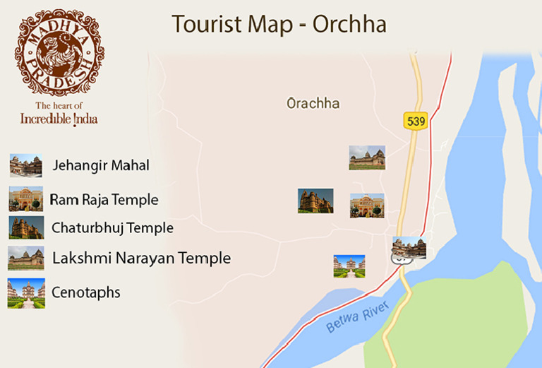 Orchha-map | PDF