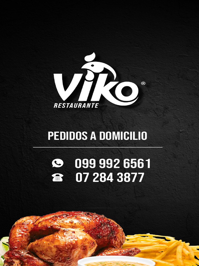 menú digital VIKO | PDF | Platos con carne | Cocina norteamericana