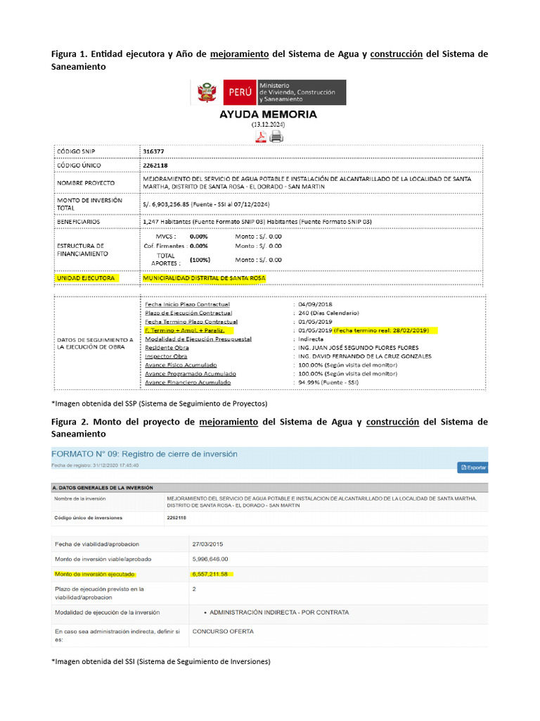 EVIDENCIA_PREGUNTAS 112, 112A Y 113) LOCALIDAD SANTA MARTHA-SANTA ROSA. | PDF