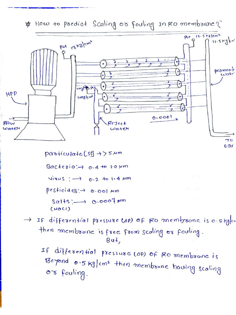 How to Predict Scaling or Fouling in a RO Membrane__ | PDF