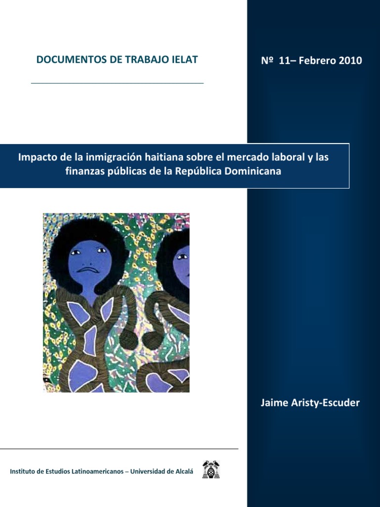 DT 11 - Jaime Aristy-Escuder | PDF | Migración humana | Inmigración