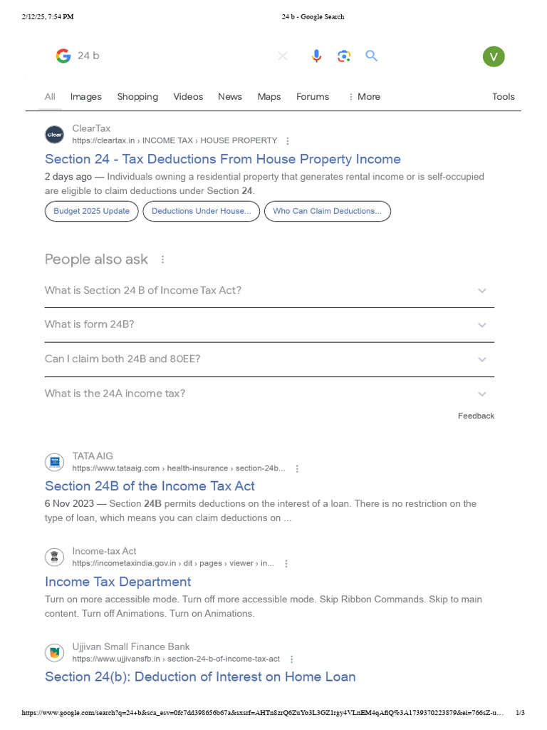 24 b | PDF | Income Tax | Tax Deduction