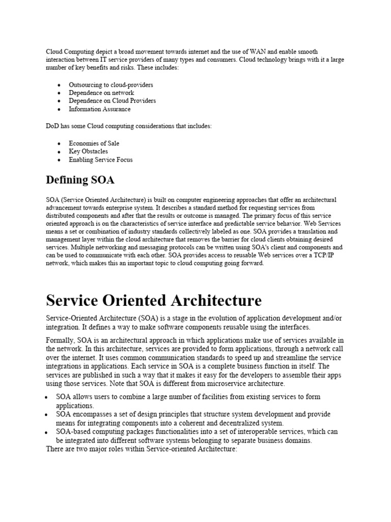 Service Management | PDF | Service Oriented Architecture | Scalability