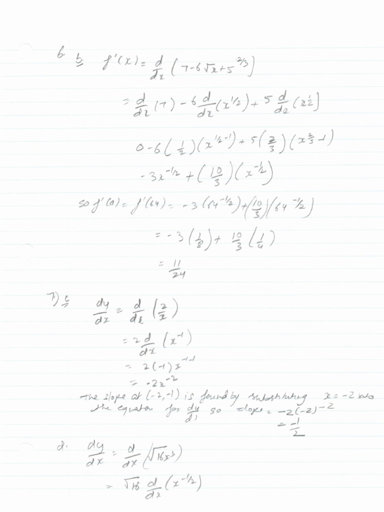 MCV4U Mid Chapter Review 41 Out of 44 Marks | PDF