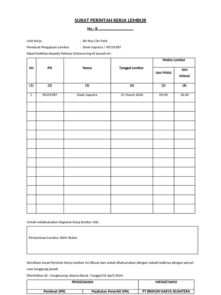 FORM SPKL Dan VPKL SPL | PDF