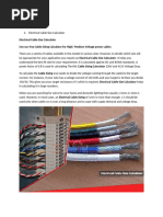 Cable Size & Current Rating Chart | PDF