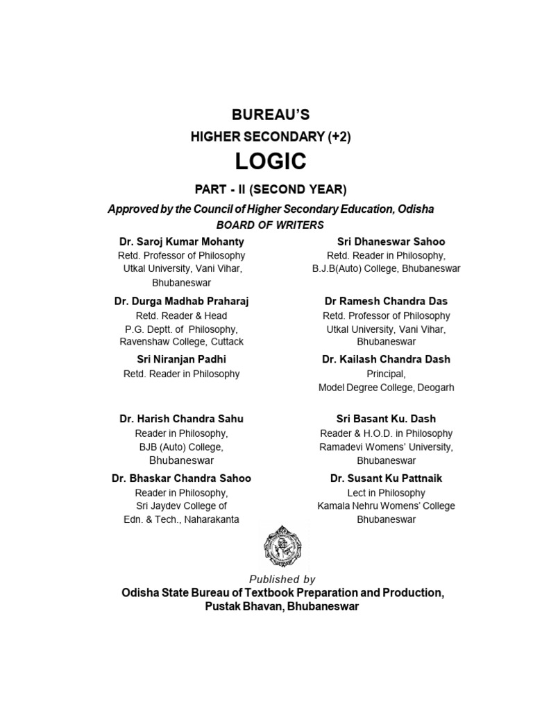 2nd Year Logic (English) A2 Logic | PDF | Inference | Deductive Reasoning