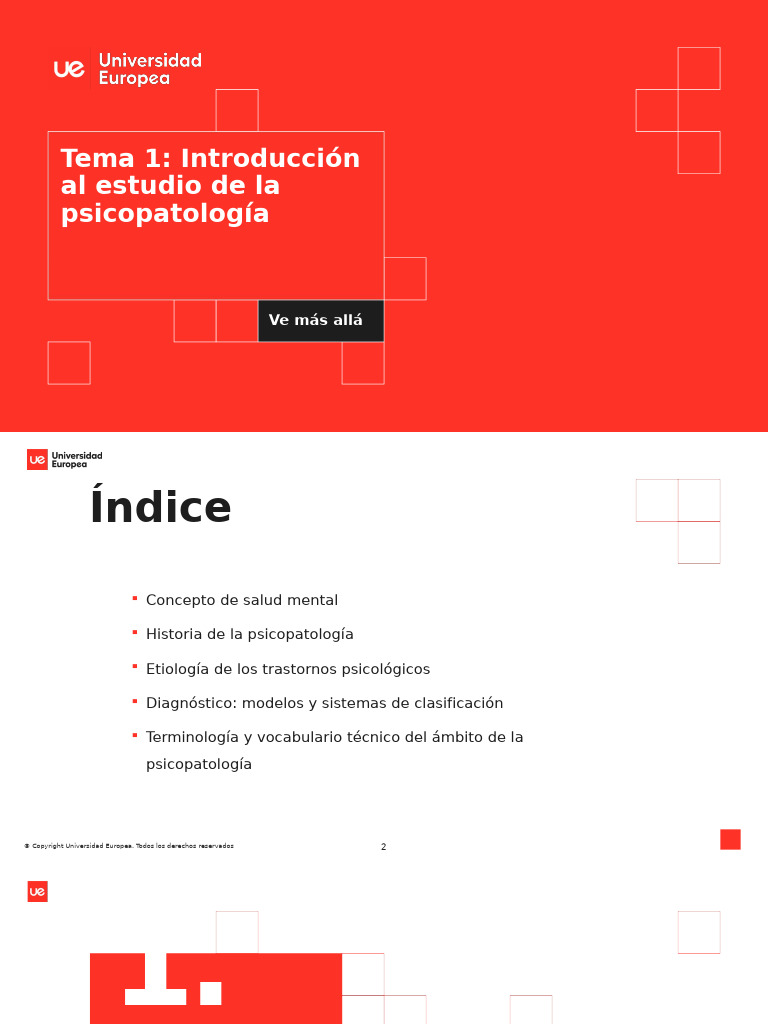 Tema 1 - Introducción Al Estudio de La Psicopatología | PDF | Manual Diagnóstico y Estadístico ...